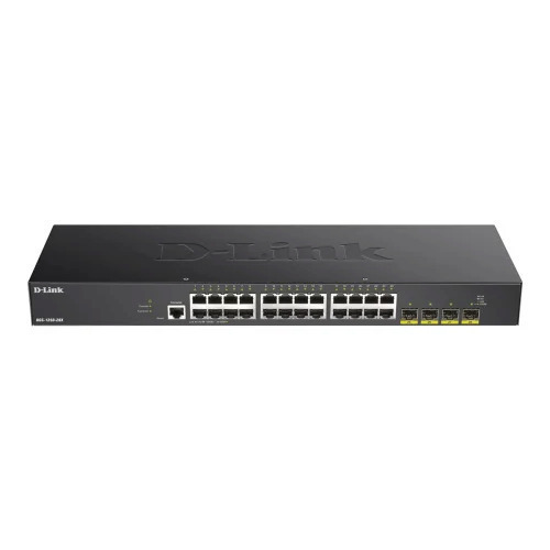 D-Link DGS-1210-28P/ME/E Verwaltet L2 PoE+ Switch mit 24 Ports Gigabit ...