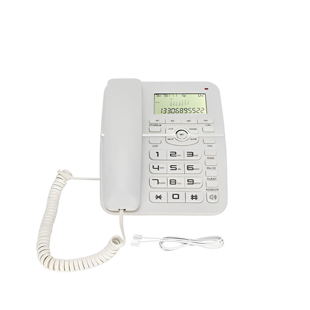 KX-T2028CID Ενσύρματο Τηλέφωνο Γραφείου Λευκό | Skroutz.gr