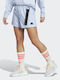 Adidas City Escape Γυναικείο Ψηλόμεσο Σορτς Blue Dawn IC0260 | Skroutz.gr