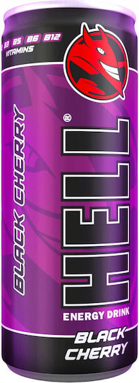 Hell Energy Drink Black Cherry σε Κουτί 250ml | Skroutz.gr