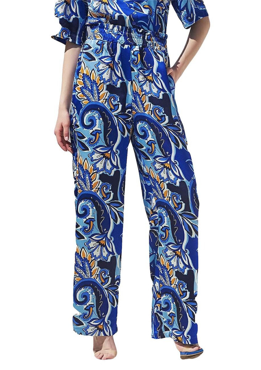 Desiree 01.38034 Γυναικεία Ψηλόμεση Υφασμάτινη Παντελόνα με Λάστιχο σε ...