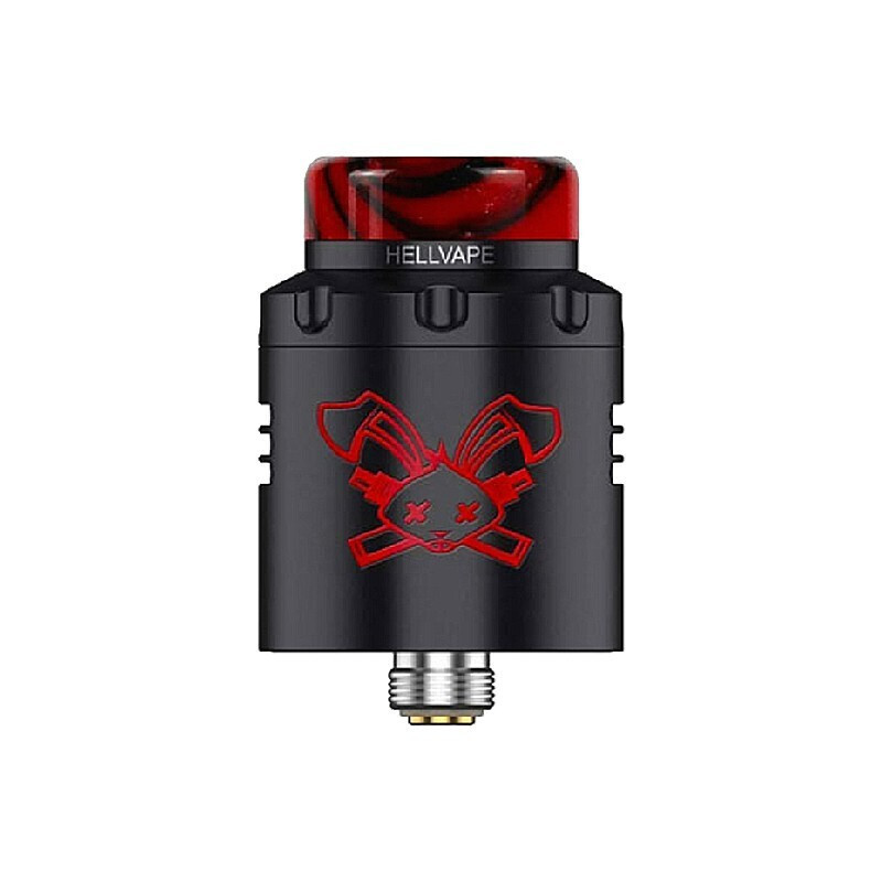 Hellvape Dead Rabbit V3 6.5ml RDA 24mm Black Red | Skroutz.gr