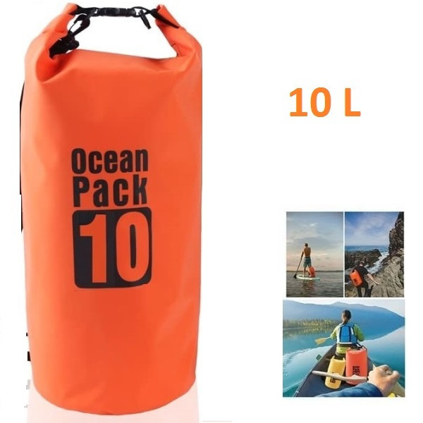 Ocean Pack Στεγανός Σάκος Ώμου με Χωρητικότητα 10 Λίτρων Πορτοκαλί ...