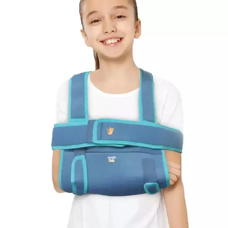 Aurafix Ρυθμιζόμενος Φάκελος Ανάρτησης Ώμου για Παιδιά σε Μπλε Χρώμα DG ...