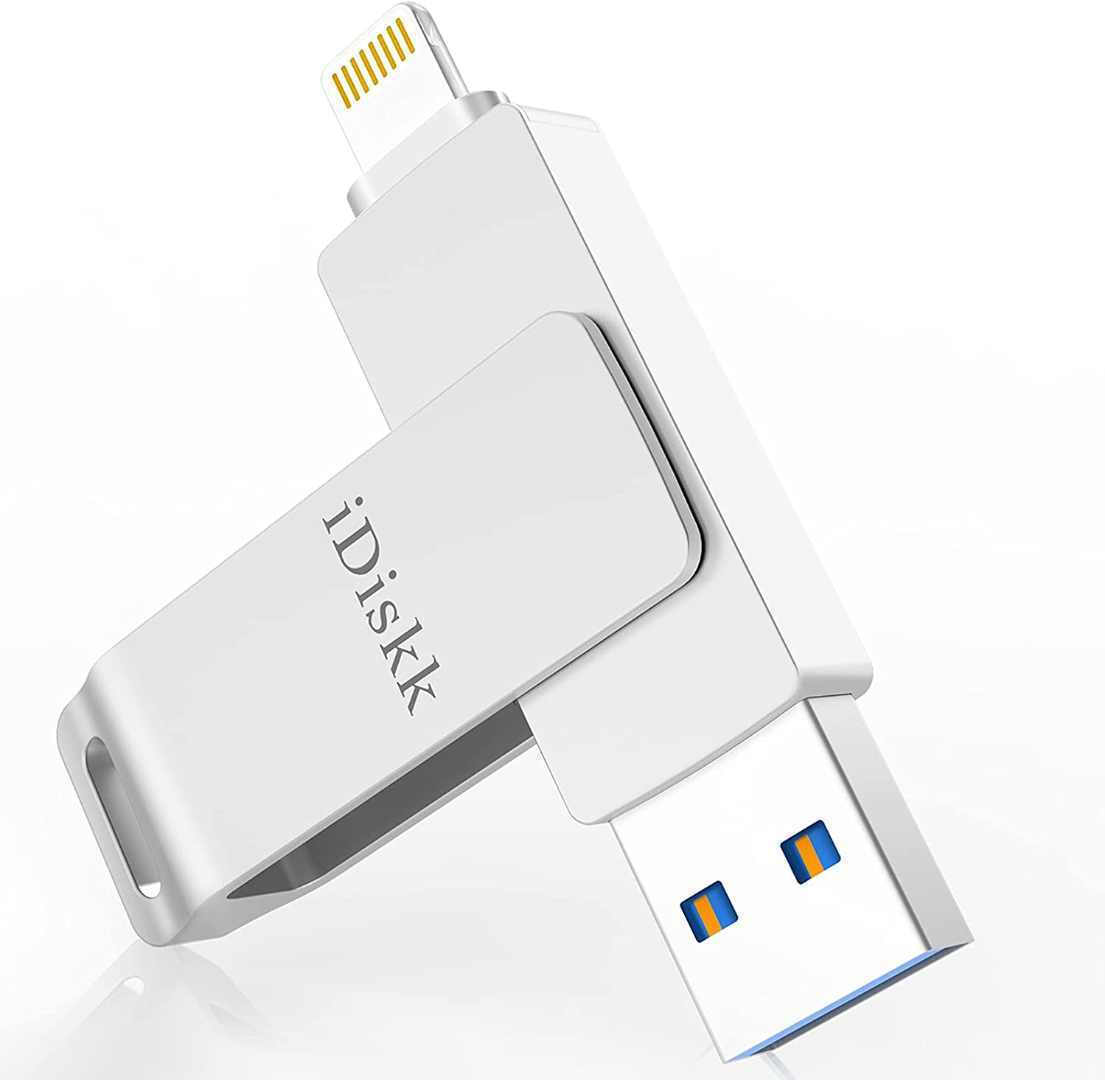 iDiskk U006 256GB USB 3.0 Stick με σύνδεση Lightning & USB-A Ασημί | Skroutz.gr