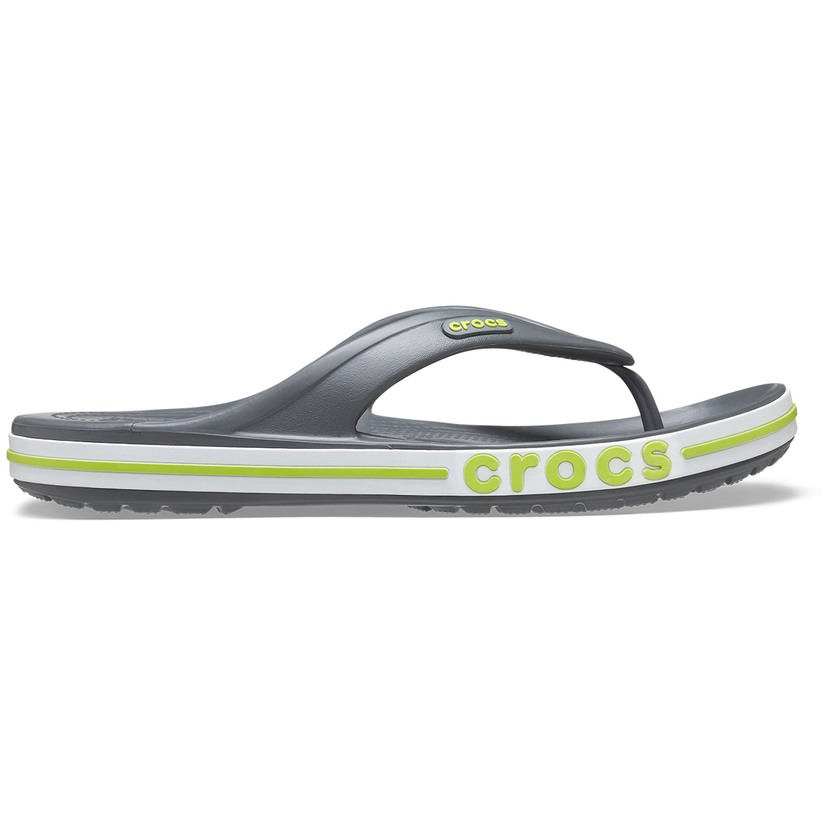 Crocs Bayaband Ανδρικά Flip Flops Γκρι 205393-0GX | Skroutz.gr