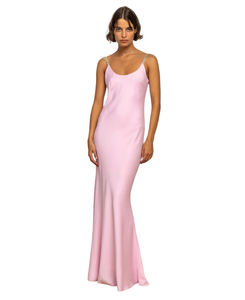 Stefania Vaidani Ava 9602 Καλοκαιρινό Maxi Βραδινό Φόρεμα Κομπινεζόν ...