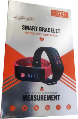 FOYU FO-F1S Activity Tracker με Παλμογράφο Μαύρο | Skroutz.gr