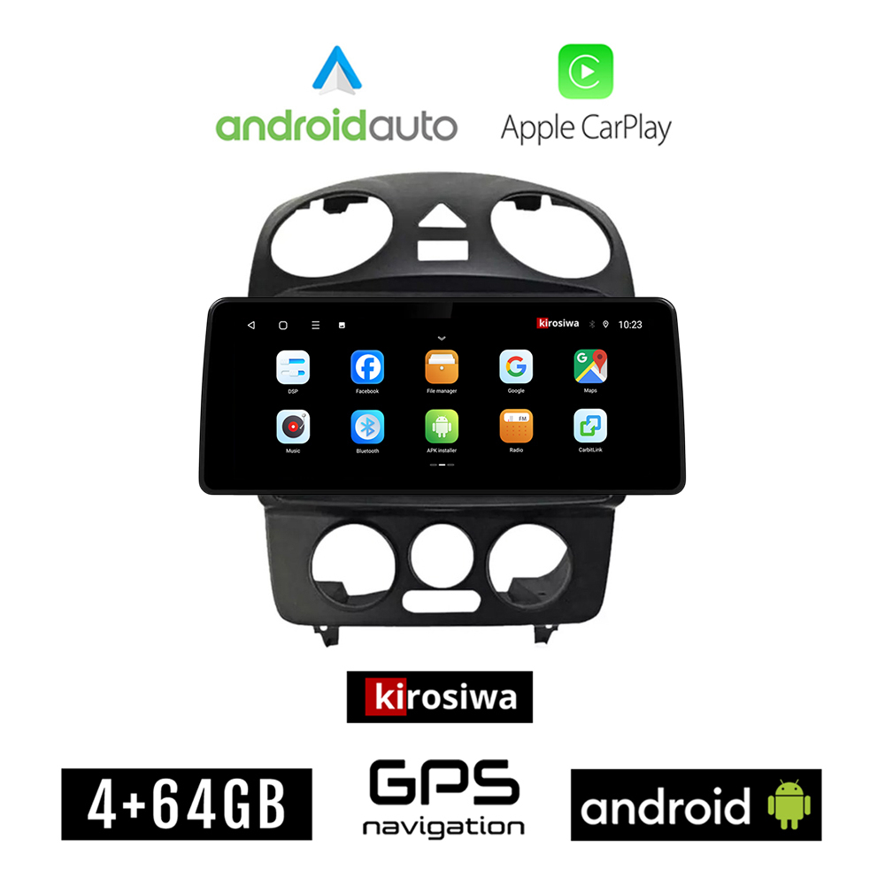 Kirosiwa Ηχοσύστημα Αυτοκινήτου για VW Beetle (Bluetooth/USB/WiFi/GPS) με Οθόνη Αφής 12.3" CS ...