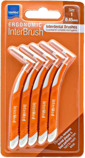 InterMed Ergonomic InterBrush Μεσοδόντια Βουρτσάκια με Λαβή 0.45mm ...