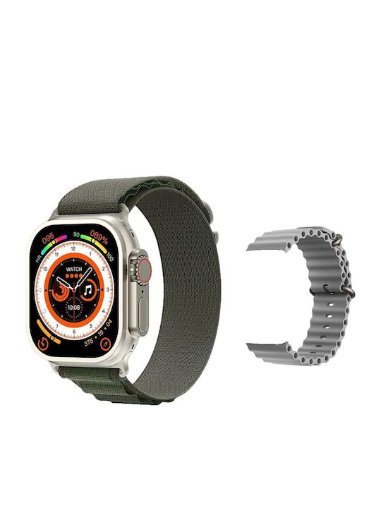 Z69 Ultra 49mm Smartwatch με Παλμογράφο (Γκρι) | Skroutz.gr