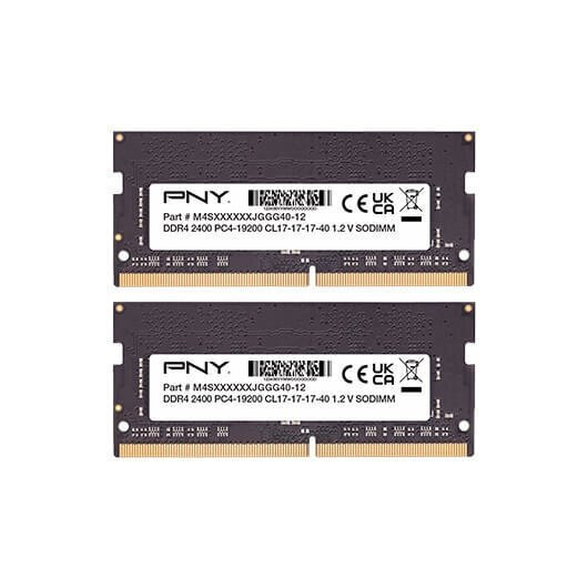 PNY 16GB DDR4 RAM με 2 Modules (2x8GB) και Ταχύτητα 2400 για Desktop ...