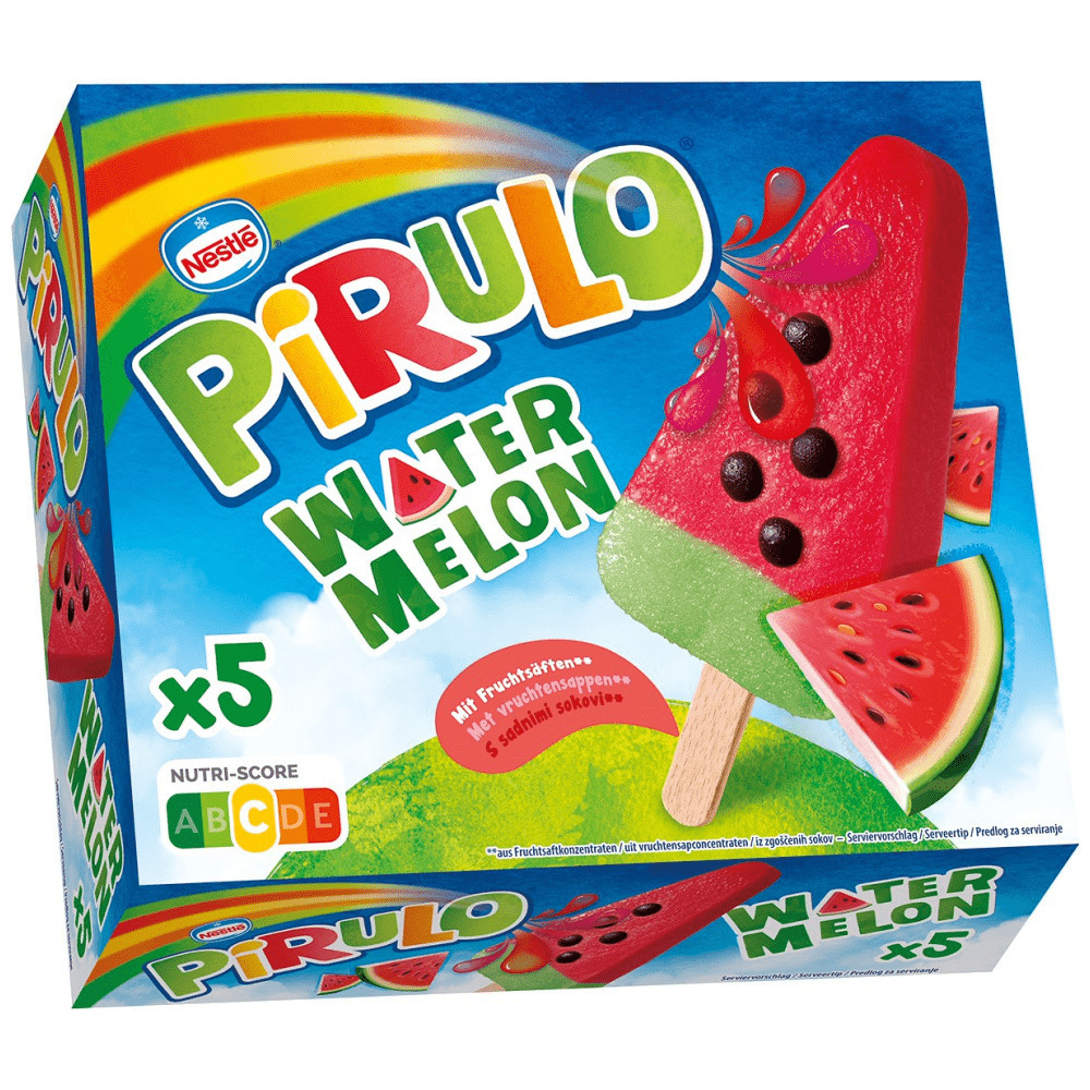 Nestle Pirulo Καρπούζι 5τεμ 385gr (365ml) | Skroutz.gr