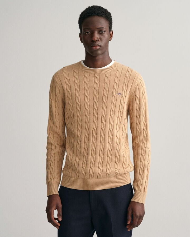 Gant Πουλόβερ Μακρυμάνικο Μπεζ 8050601-296 | Skroutz.gr