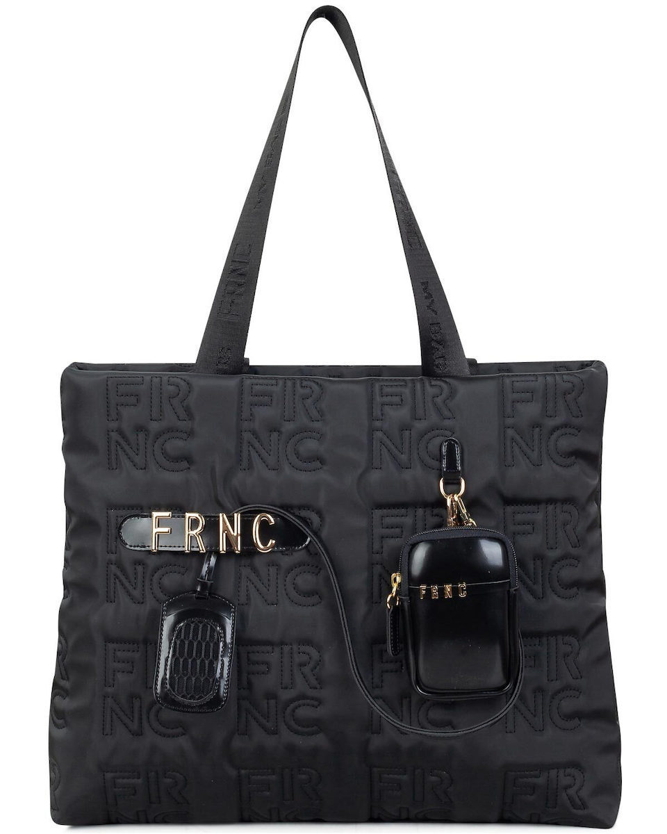 FRNC Γυναικεία Τσάντα Μαύρη 1360 | Skroutz.gr