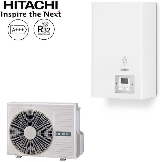 Hitachi Yutaki-S RWM-3.0R1E / RAS-3WHVRP1 Αντλία Θερμότητας 8kW ...