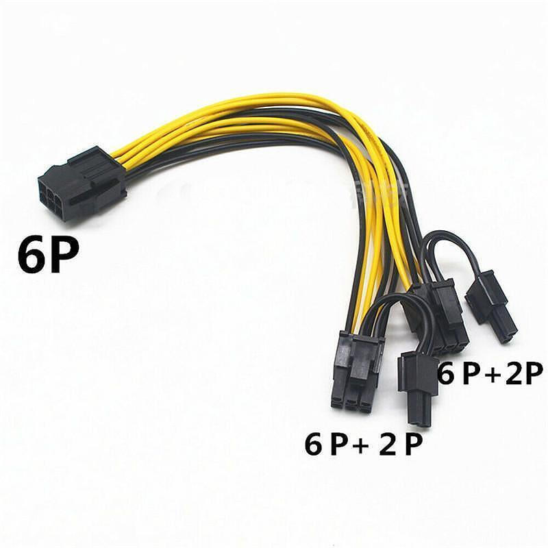 6+2 Pin PCIe - 6-Pin PCIe Cable 0.3m Πολύχρωμο (87158) | Skroutz.gr