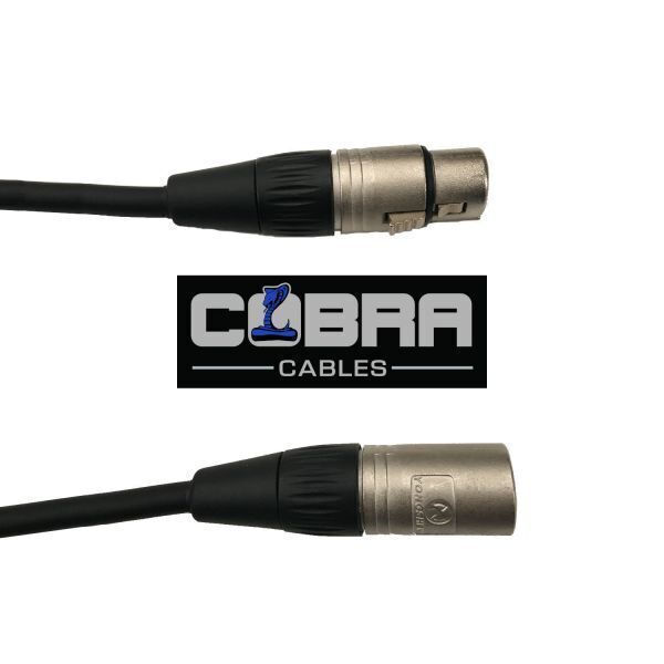 Cobra Cable XLR male - Μαύρο 15m (NCL000-15) | Skroutz.gr