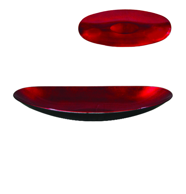 AGC Σετ Χριστουγεννιάτικες Πιατέλες Πλαστικές Κόκκινες 30x17x3.5εκ. 2τμχ 00001649 | Skroutz.gr