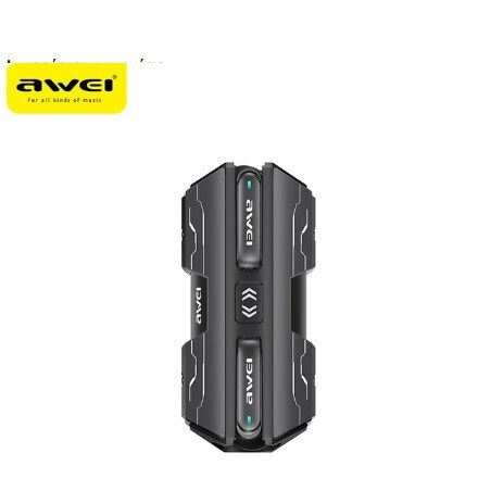 Awei T59 In-ear Bluetooth Handsfree Ακουστικά με Θήκη Φόρτισης Μαύρα | Skroutz.gr