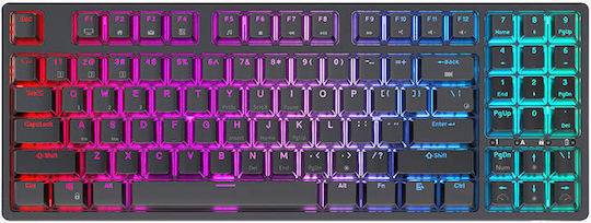 Royal Kludge RK92 Ασύρματο Gaming Μηχανικό Πληκτρολόγιο με Custom Brown ...