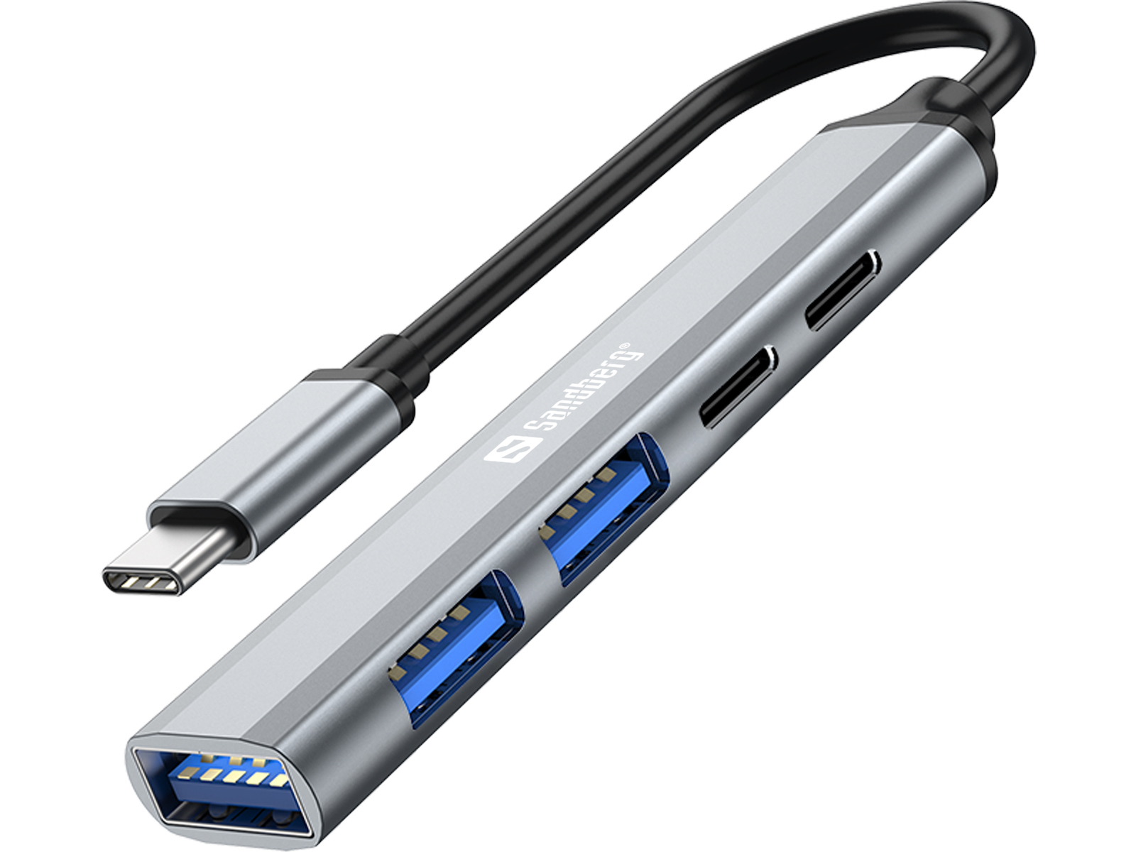 Sandberg USB 3.0 Hub 5 Θυρών με σύνδεση USB-C (336-50) | Skroutz.gr