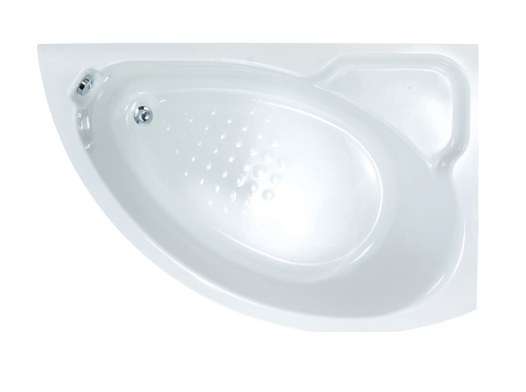 Sanitec Lydia R 14167 Γωνιακή Μπανιέρα Δεξιάς Τοποθέτησης Ακρυλική με ...