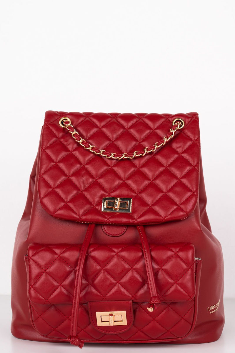 Fullah Sugah Γυναικεία Τσάντα Πλάτης Κόκκινη 3240004649 | Skroutz.gr