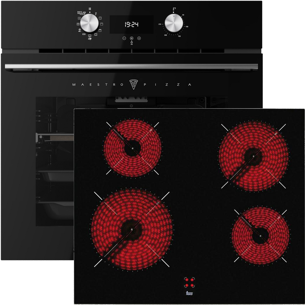 Teka HLB 8510 P + TBC 64010 TTC Φούρνος άνω Πάγκου 70lt με Κεραμικές ...