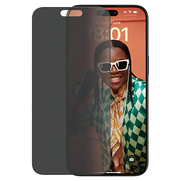 PanzerGlass Ultra-wide Fit Privacy Tempered Glass (iPhone 15 Pro ...