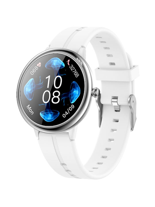 Pacific 40-01 Smartwatch with Heart Rate Monitor (Silver) | Skroutz.cy