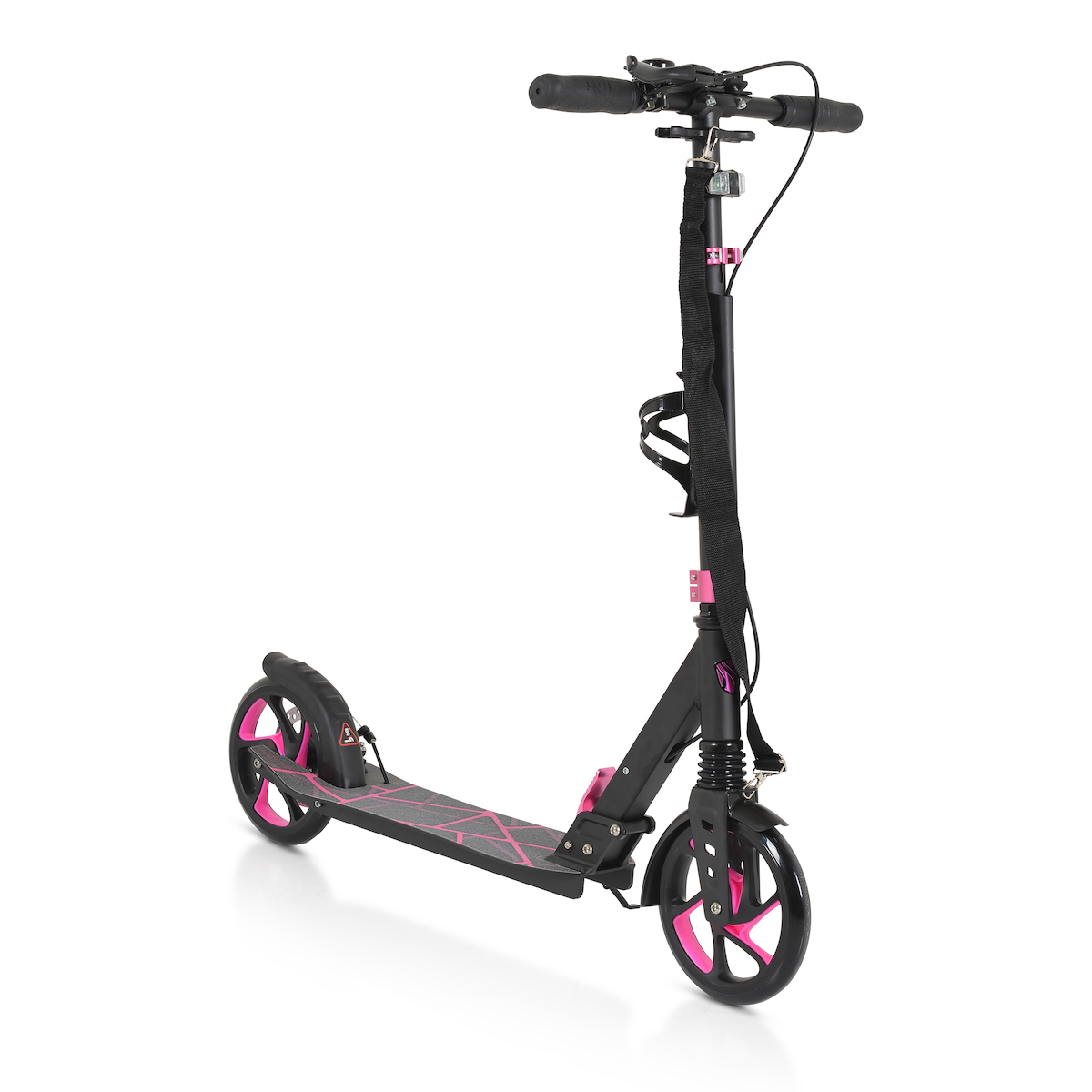 Byox Παιδικό Πατίνι Αναδιπλούμενο Chic Δίτροχο για 8+ Ετών Μαύρο/Ροζ ...