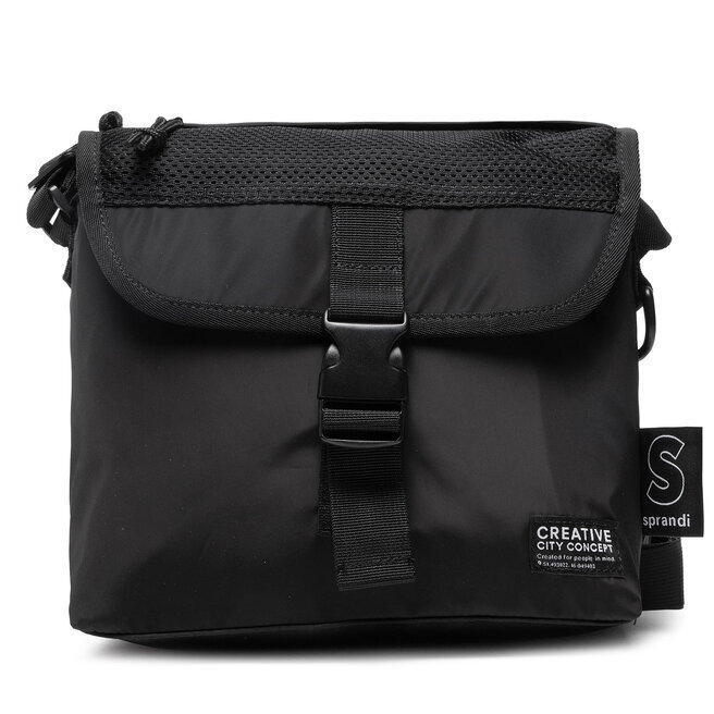 Sprandi Ανδρική Τσάντα Ώμου / Χιαστί Μαύρη S-130-10-06 | Skroutz.gr