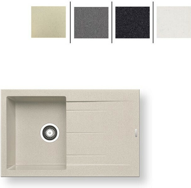 Pyramis Pyragranite Alazia 079810711 Ένθετος Νεροχύτης από Συνθετικό ...