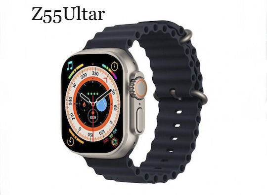 Z55 Ultra Smartwatch με Παλμογράφο (Μαύρο) | Skroutz.gr