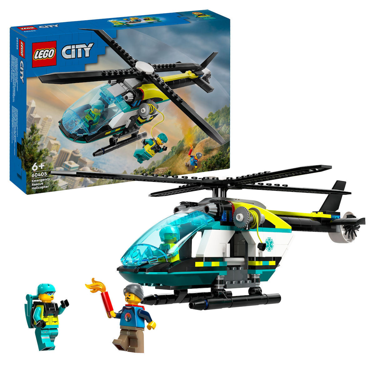 Lego City Emergency Rescue Helicopter για 6+ Ετών 226τμχ 60405 | Skroutz.gr