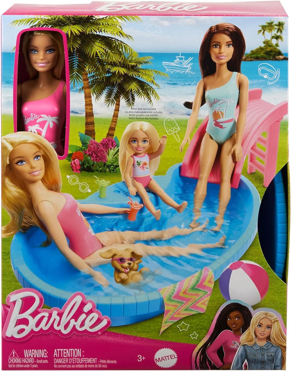 Barbie Pool Playset HRJ74 | Skroutz.gr