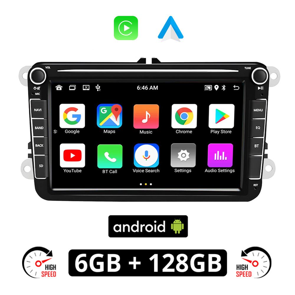 Ηχοσύστημα Αυτοκινήτου για Seat Leon Skoda Octavia Volkswagen Golf / Polo / Passat 2003 2010 ...