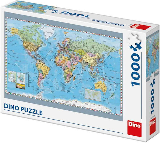 Political Map Of The World Puzzle 2D 1000 Κομμάτια 532489 | Skroutz Cyprus
