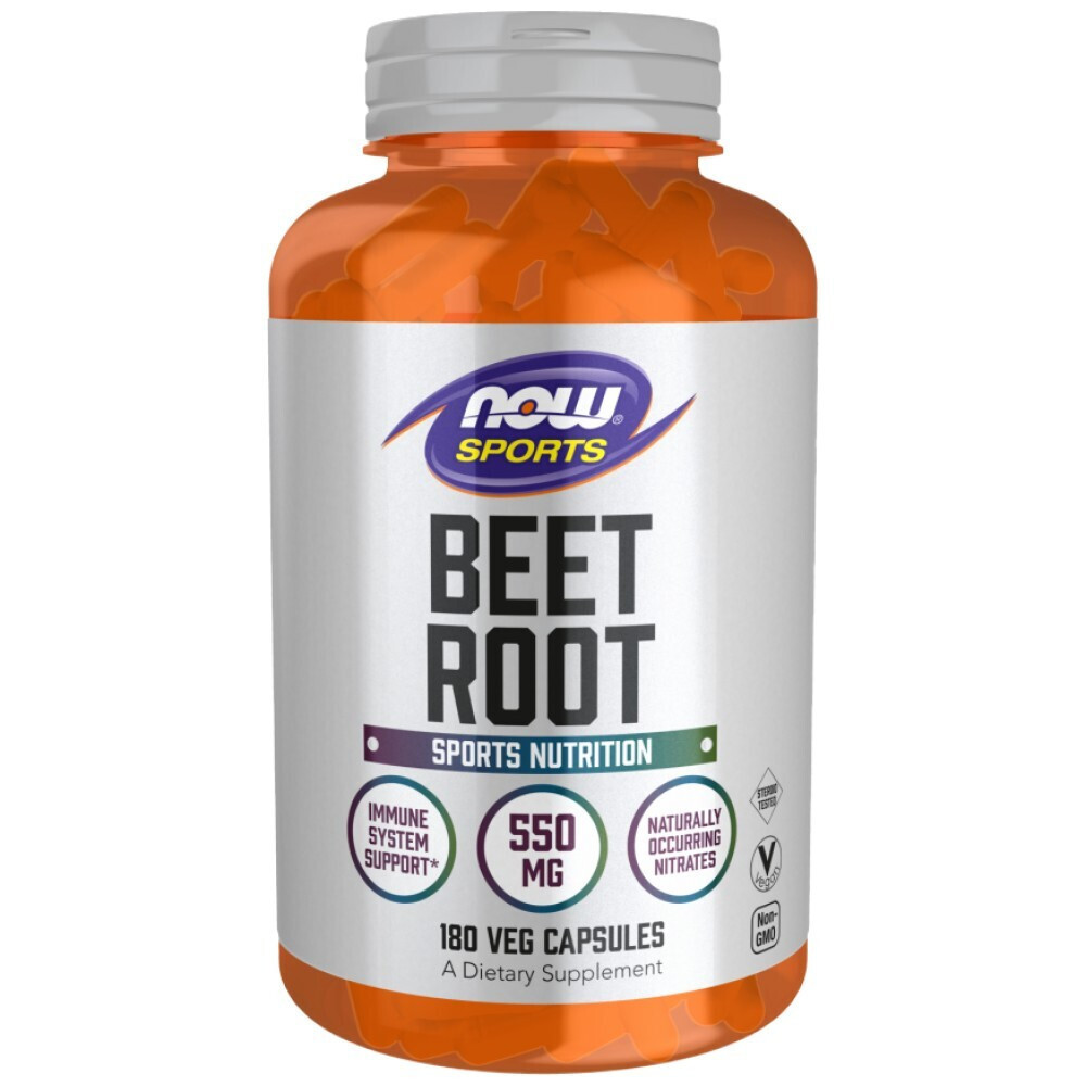 Now Foods Sports Beet Root 550mg Συμπλήρωμα για την Ενίσχυση του ...