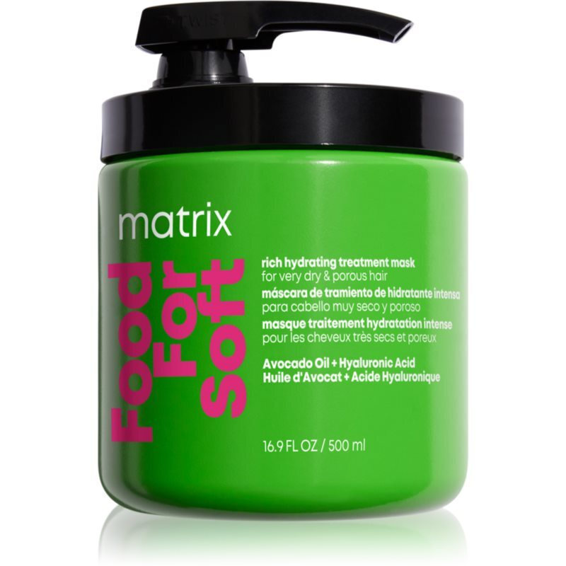 Matrix Food For Soft Μάσκα Μαλλιών για Ενυδάτωση 500ml | Skroutz.gr