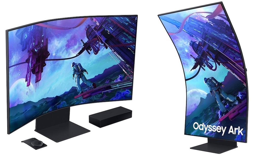 Samsung Odyssey ARK G97NC VA HDR Curved Gaming Monitor 55" 4K 3840x2160 ...