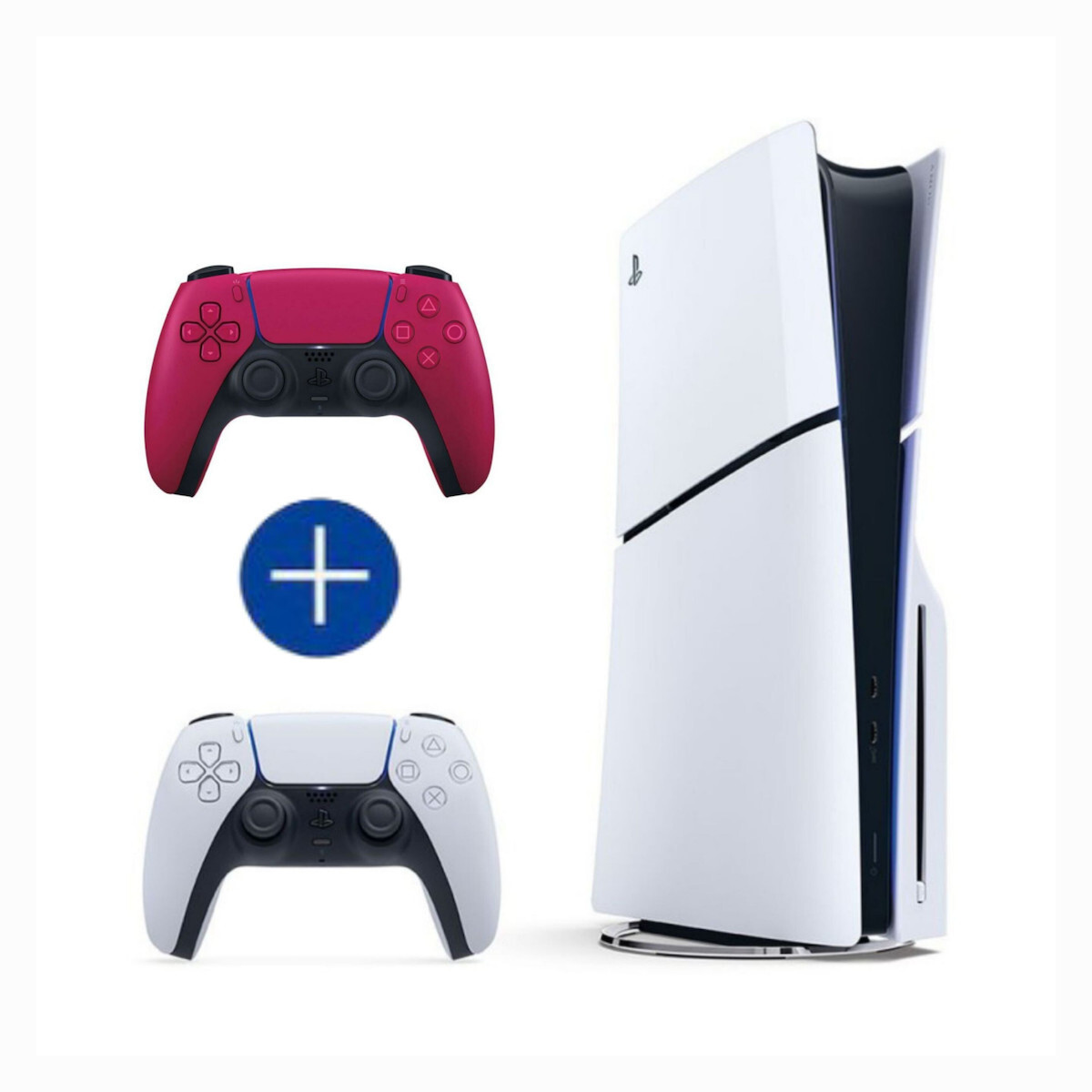 Sony PlayStation 5 Slim 1TB & 2nd Dualsense Controller Cosmic Red ...