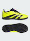 adidas Παιδικά Ποδοσφαιρικά Παπούτσια Predator Club TF με Σχάρα Κίτρινα ...