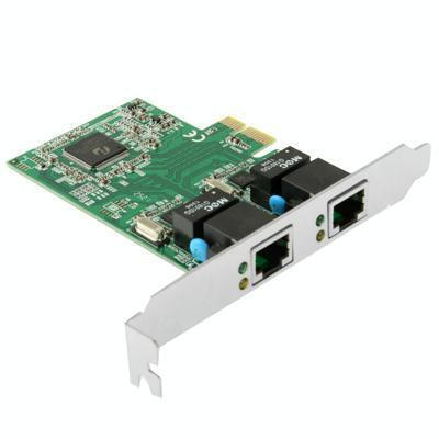 Pci-express Dual Gigabit Ethernet Controller Card Adapter 2 Port Rj45 10 100 1000 Base-t Io ...