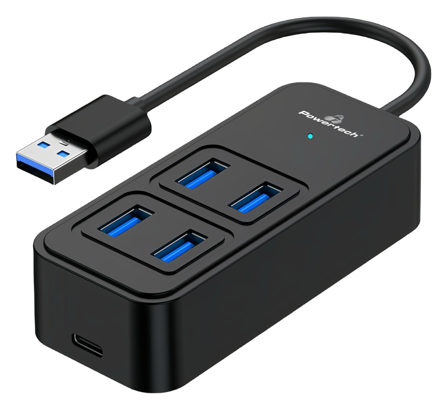 Powertech USB 3.2 Hub 4 Θυρών με σύνδεση USB-A (PTR-0153) | Skroutz.gr