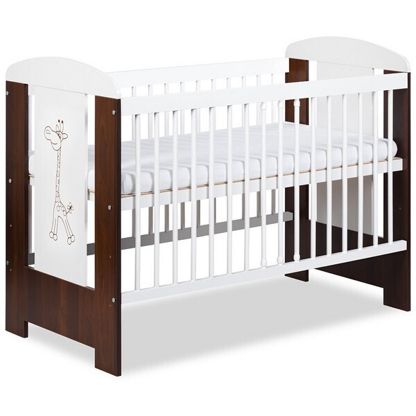 Klups Κούνια Πολυμορφική Giraffe Λευκή με Στρώμα 60x120cm | Skroutz.gr