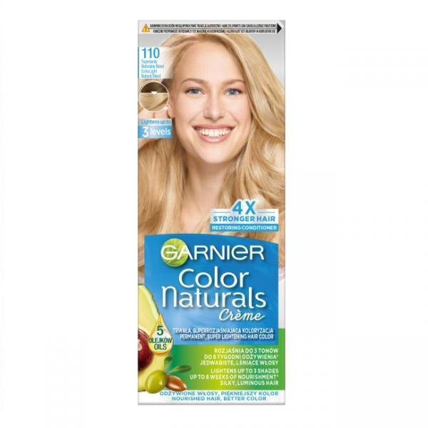 Garnier Color Naturals Creme Βαφή Μαλλιών Χωρίς Αμμωνία 110 Super Light ...