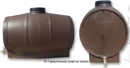 Bakoplast 016 Πλαστική Δεξαμενή Νερού / Πετρελαίου Κυλινδρική Κάθετη 600lt Καφέ | Skroutz.gr