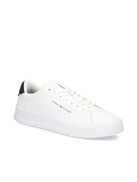 Tommy Hilfiger Th Court Ανδρικά Sneakers Λευκά FM0FM05297-0LE | Skroutz.gr